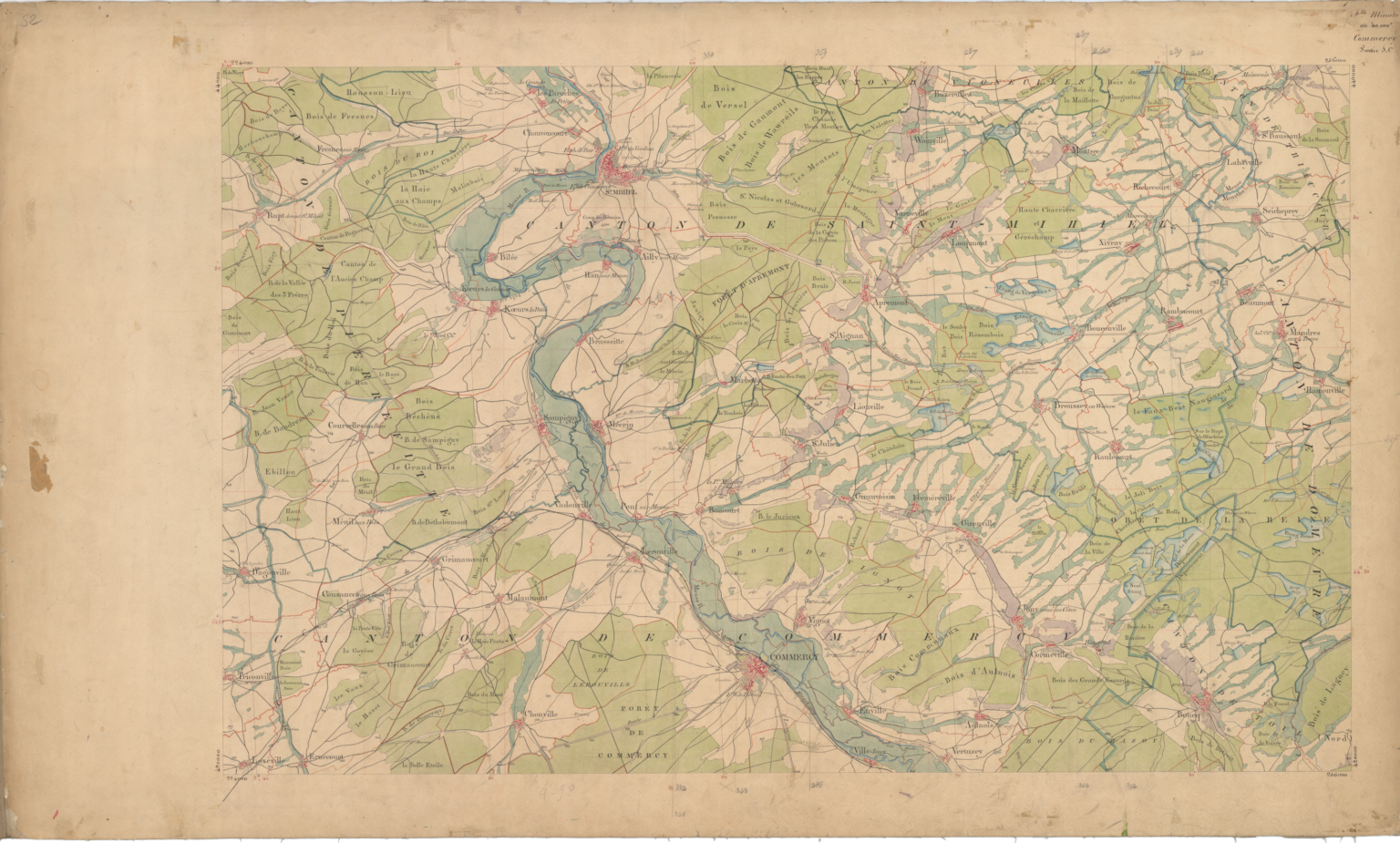 Five Map Sheets from La carte de l’état-major - Books and Tours by ...